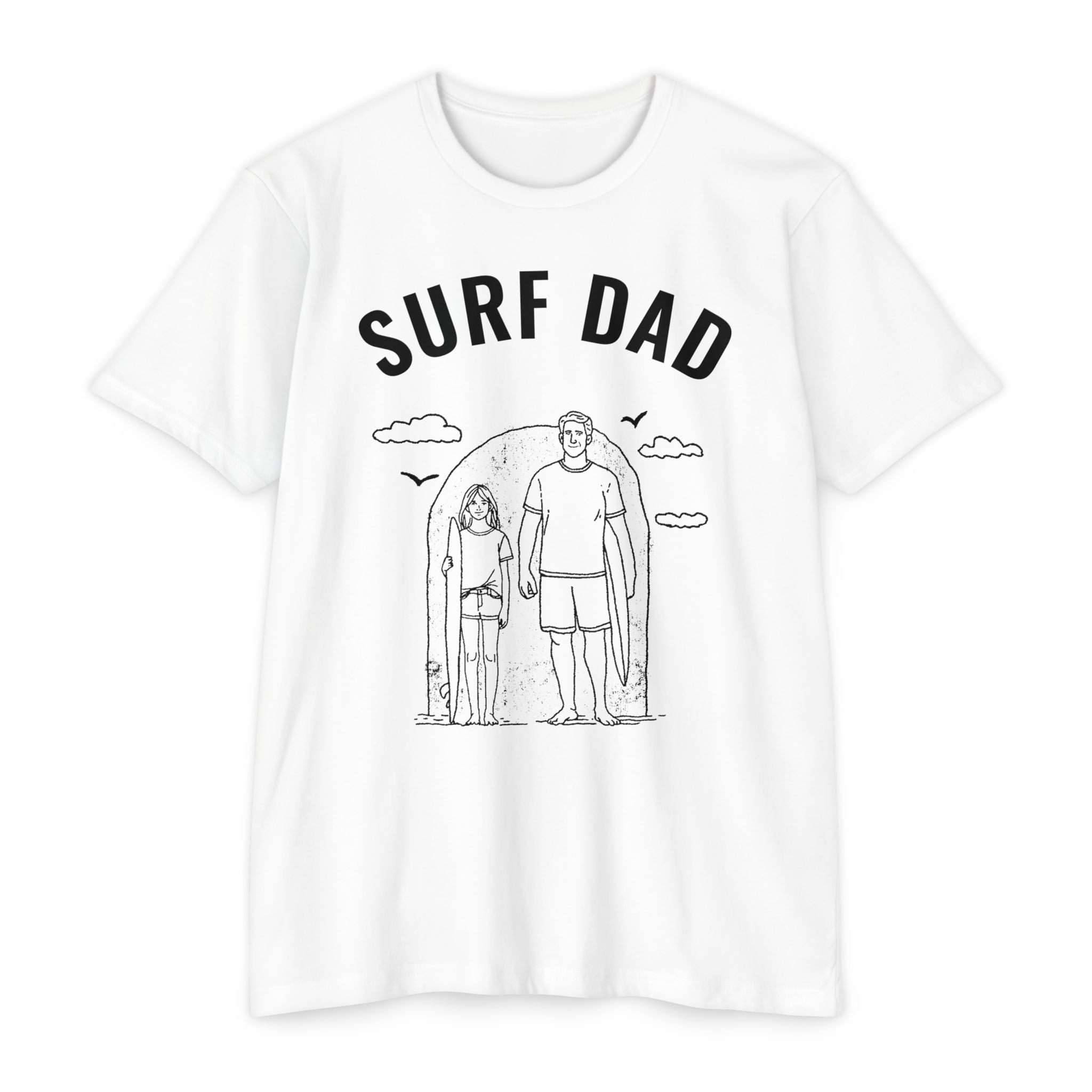 SURF DAD FATHER DAUGHTER Tee – SURF DAD HUNTINGTON BEACH